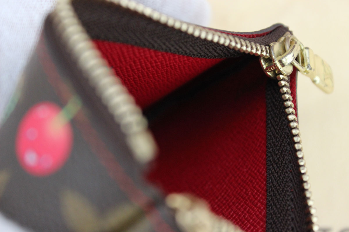 Louis Vuitton Cerises Cherry Key & Coin Holder